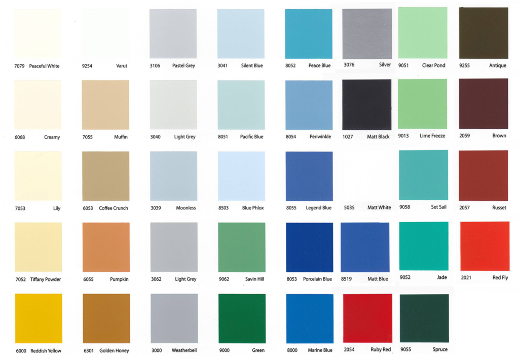 Bảng màu sơn Donasa - Sơn An Thiên Phú